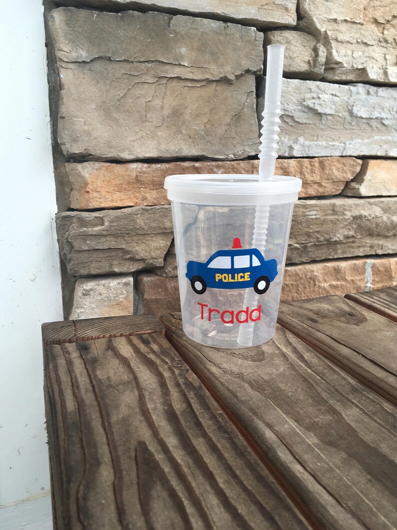 POLICE CARS Stadium Party Cups - Etsy