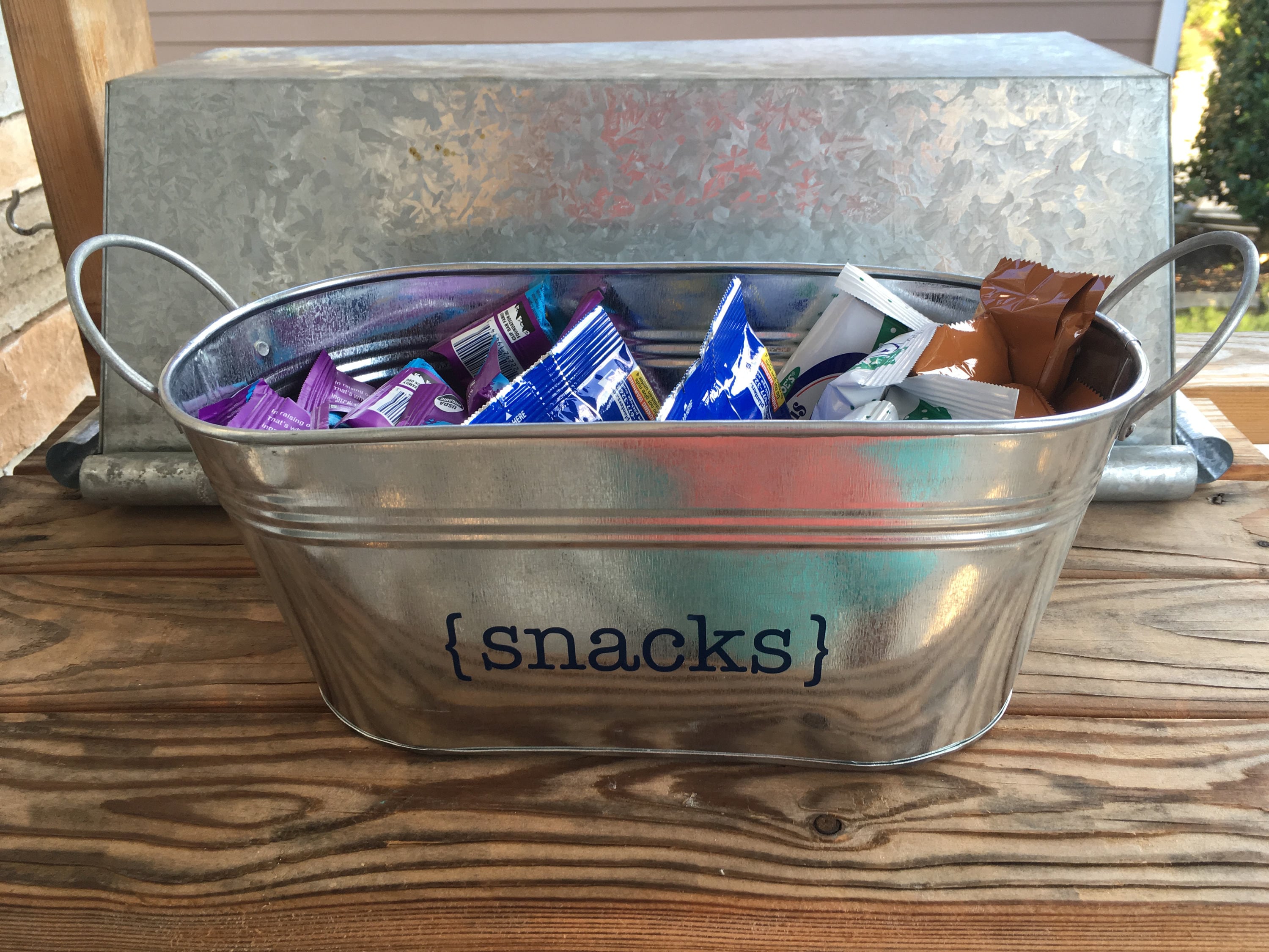 SNACK Storage Bucket - Etsy