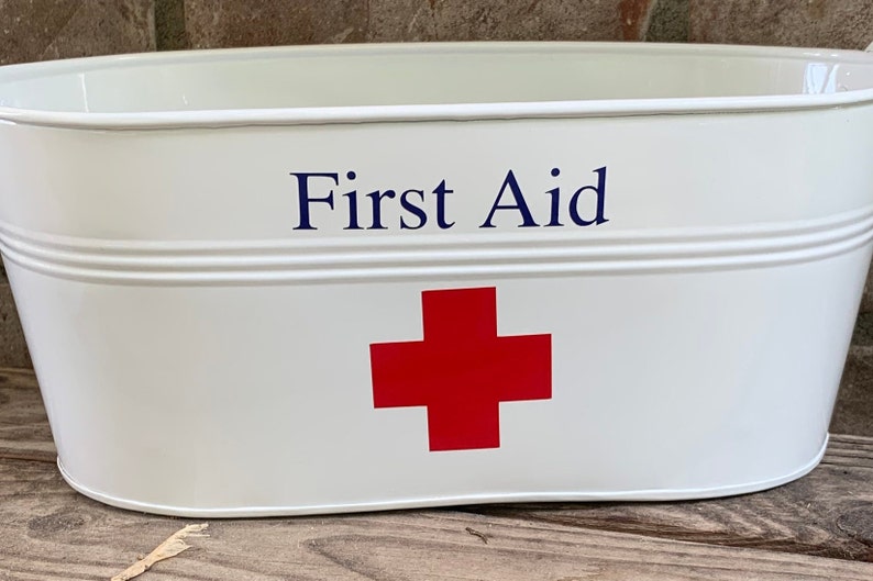 FIRST AID Storage Bucket - Etsy