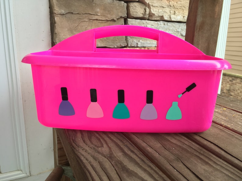 PERSONALIZED NAIL Large Storage Caddy - Etsy