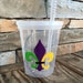 MARDI GRAS Stadium Party Cups - Etsy