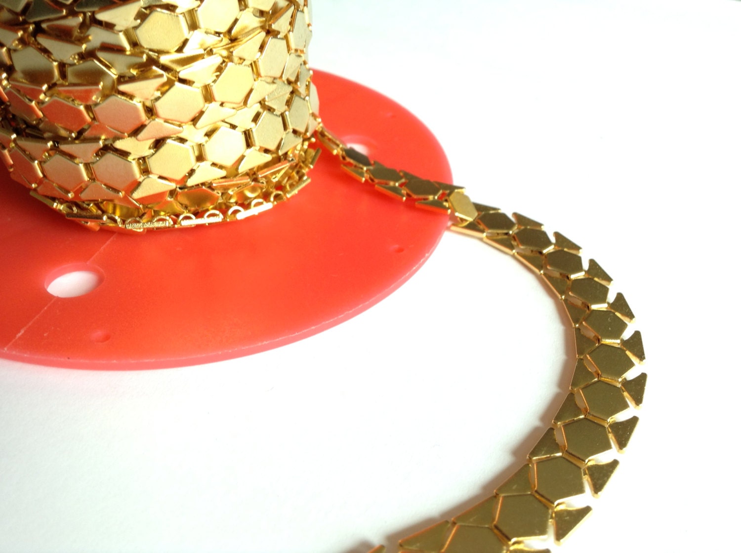 1 Foot Vintage Style Chain, Flat Chain, Chain Supplies,chain for ...