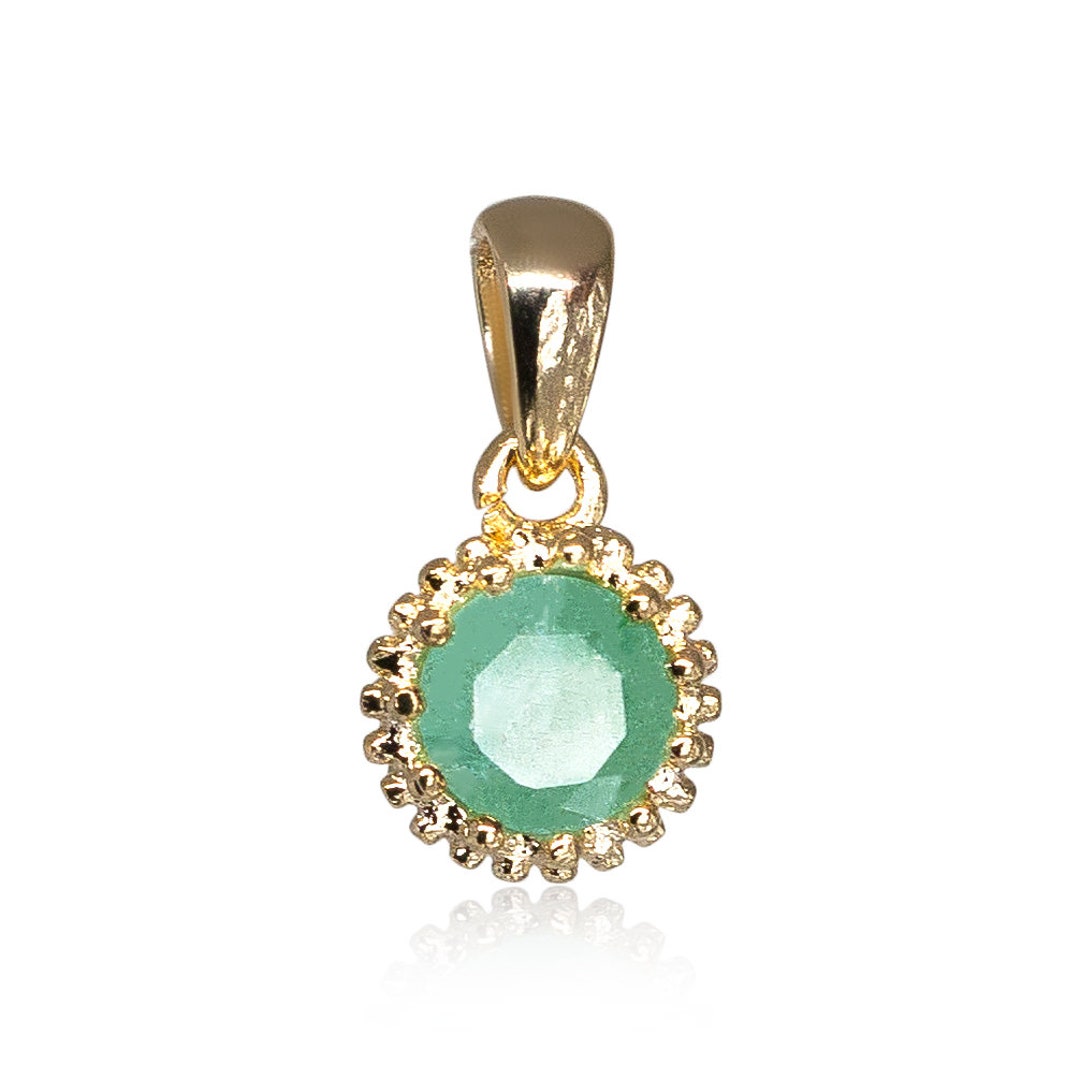 Clear Crystal Medallion, Gold Crystal Pendant, Gold Crystal Locket ...