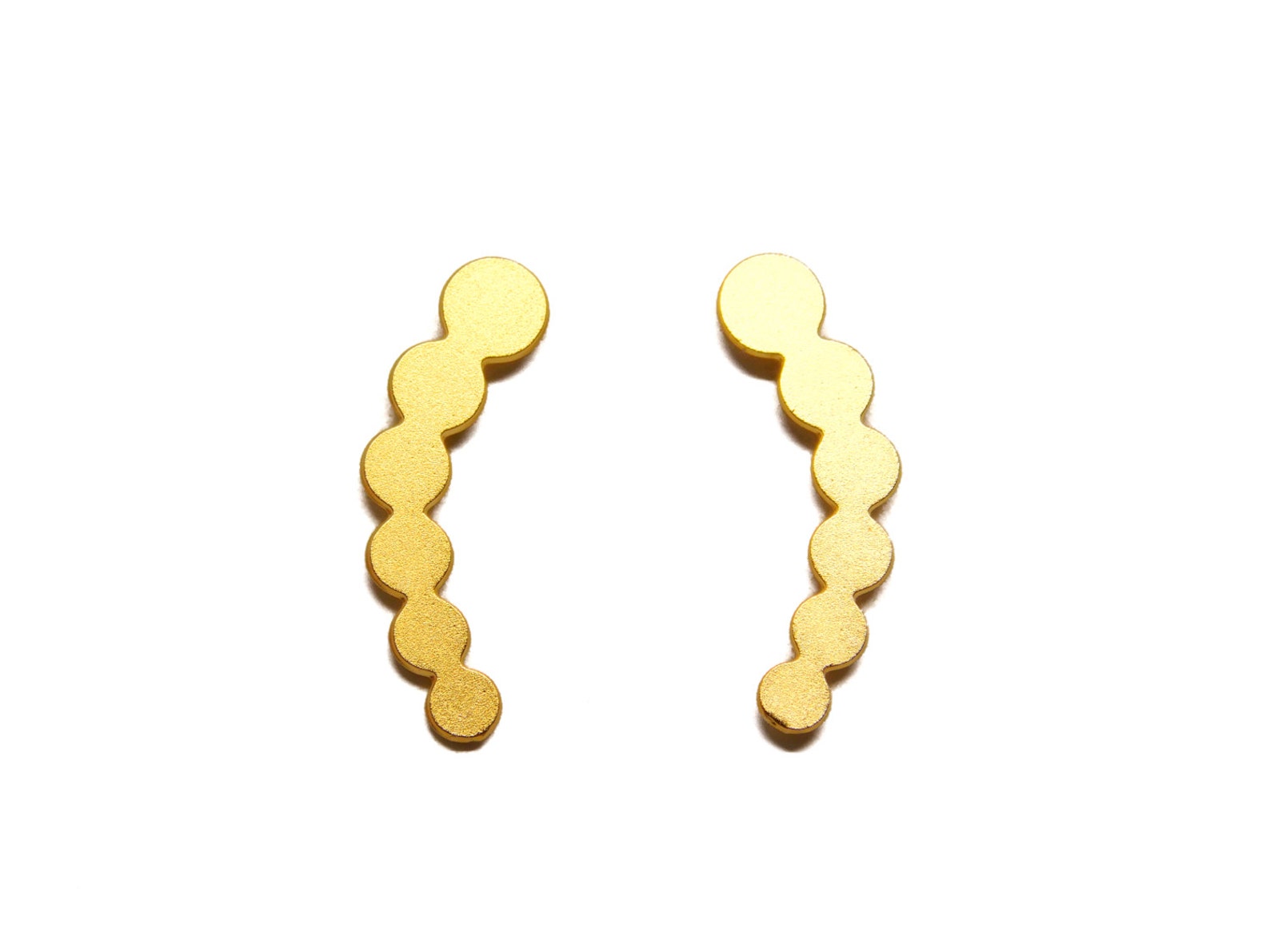Circles Ear Climber, 1 Pair Ear Climber Earring, Circle Stud Earrings ...