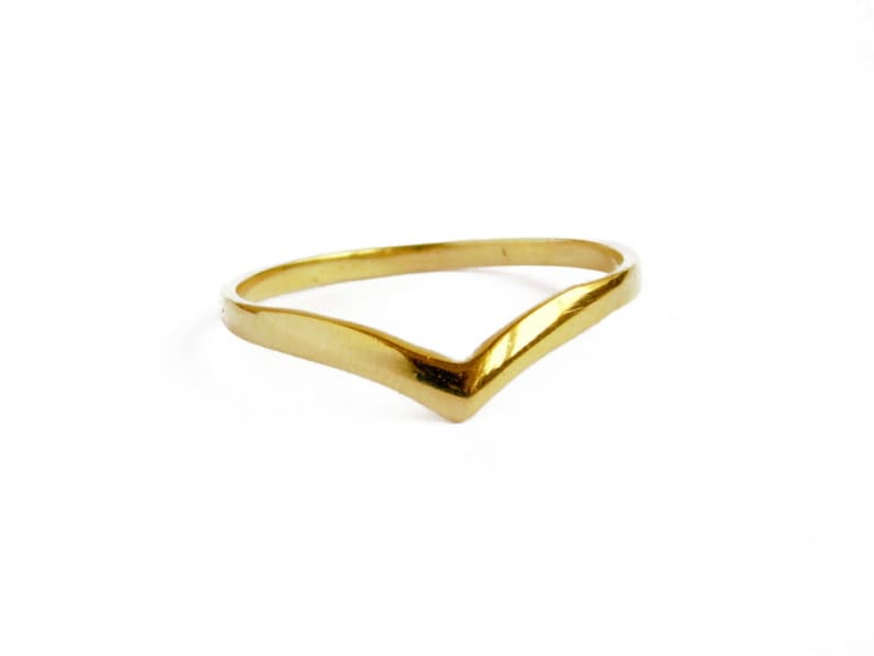 Chevron Ring, Gold-filled Ring, Wholesale V Shaped Ring, Fashion ...