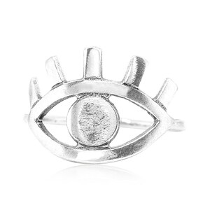 Gold Eye Ring, Silver Eye Ring, Simple Ring, Gold Trendy Rings ...