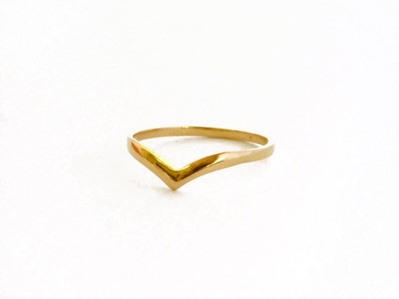 Chevron Ring, Gold-filled Ring, Wholesale V Shaped Ring, Fashion ...