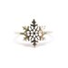 Silver Snowflake Ring, Sterling Silver Snowflake Ring, 925 Snowflake ...
