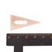Long Triangle Pendant, 2 Pcs Rose Gold Plated, Geometric Pendant ...