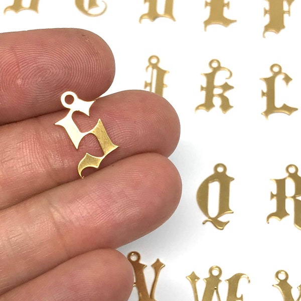 Old English Letter Beads - Etsy