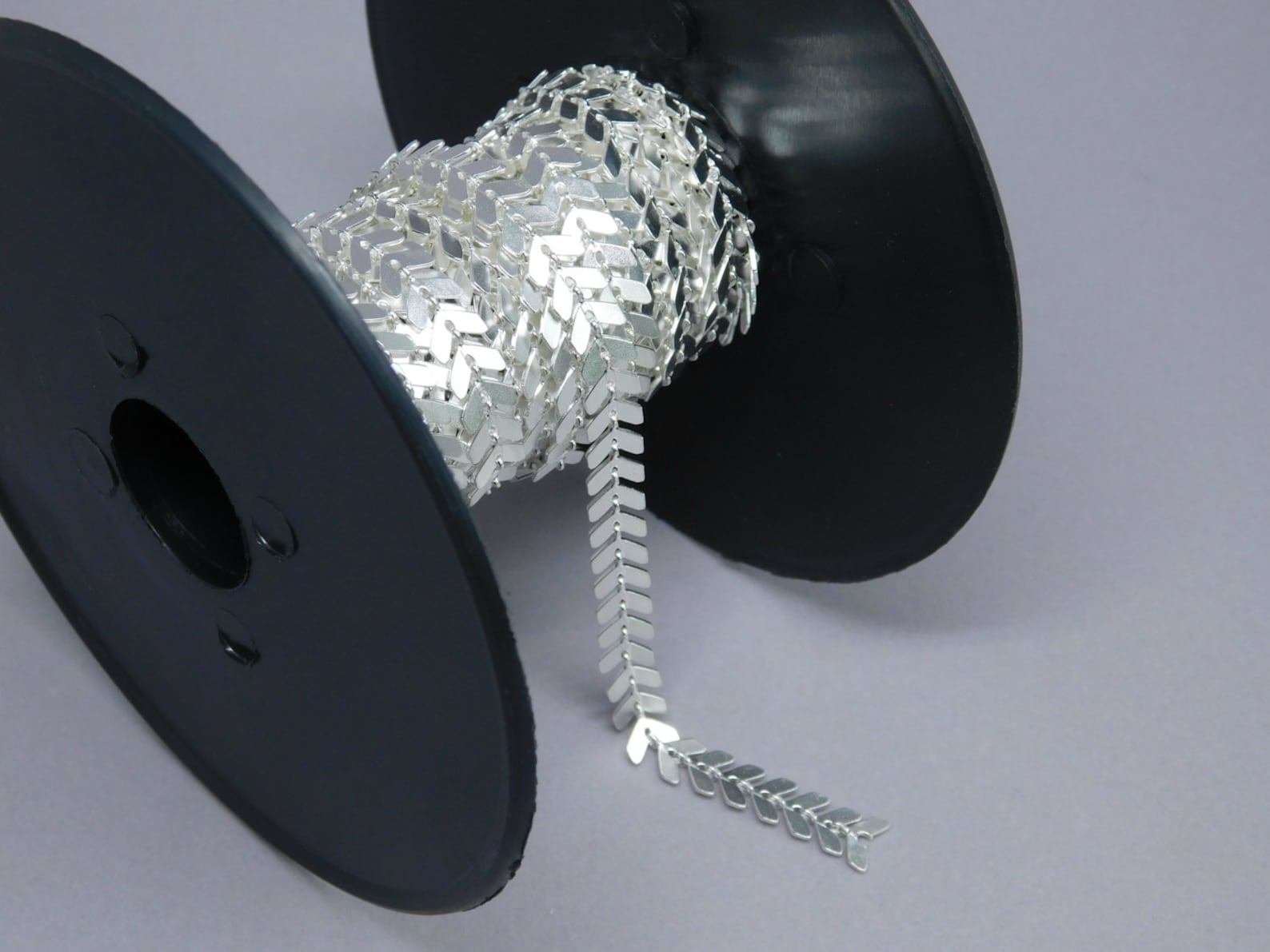 Silver Chevron Chain 1 Foot 6mm Silver Plated Chain Supplies - Etsy