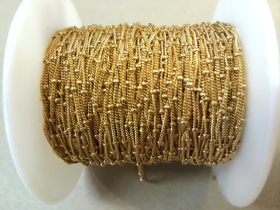 1 Foot Gold Filled Chain, Gold Filled Dot Chain, Gold Filled Findings ...