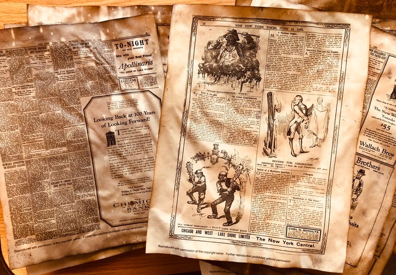 Real 1800’s Victorian Edwardian Vintage Newspapers Ad Printed Listings ...