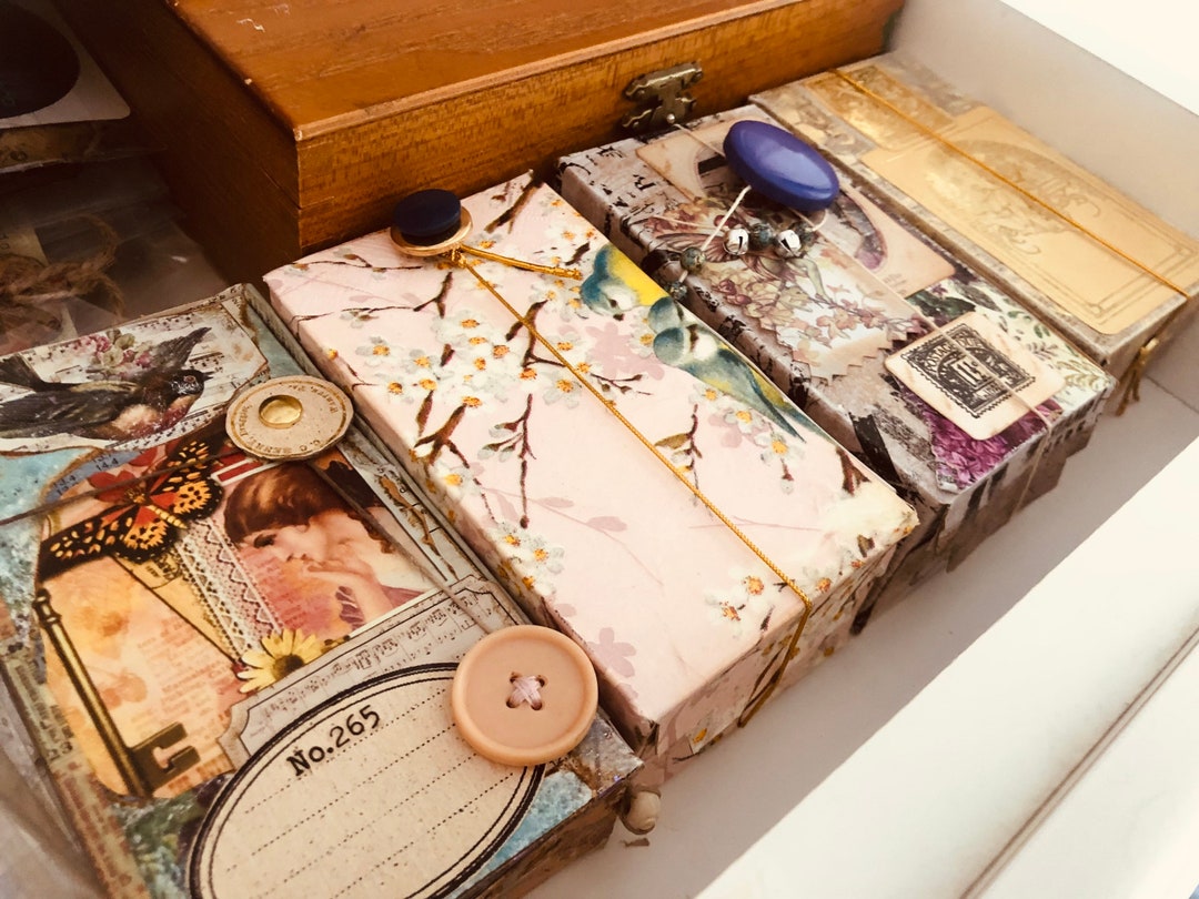 Handmade Vintage Storage Box 4”x2.5” Custom or Order- Made for Epherma ...
