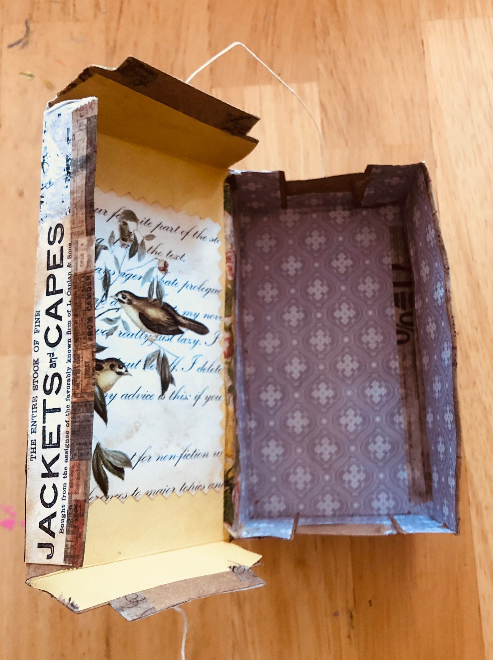 Handmade Vintage Storage Box 4x2.5 Custom or Order Made for Epherma ...