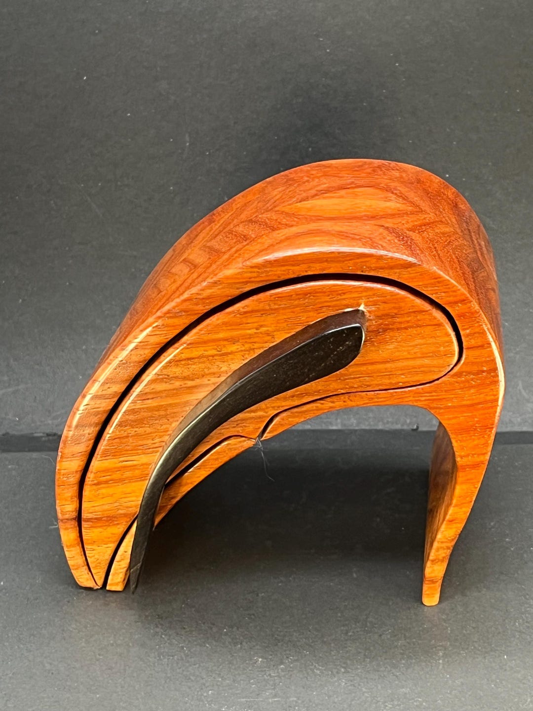 Leggs Purple Heart Box With Hidden Drawer Box 1152 - Etsy