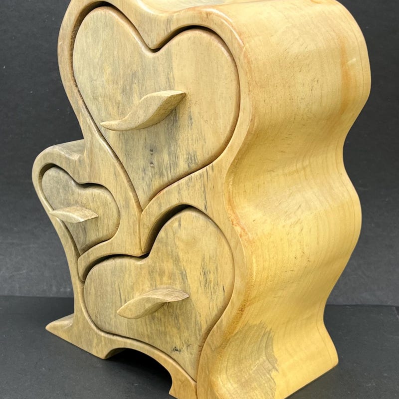 Heart Bandsaw Box - Etsy