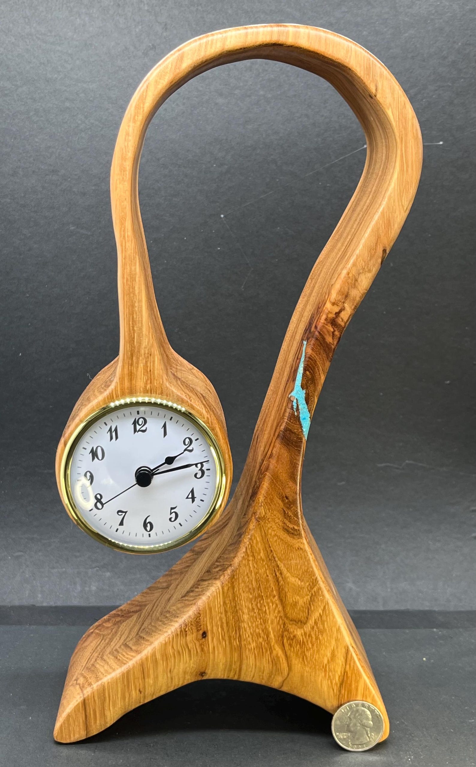 Large American Elm Tear Drop Clock (CL 3087) - Etsy