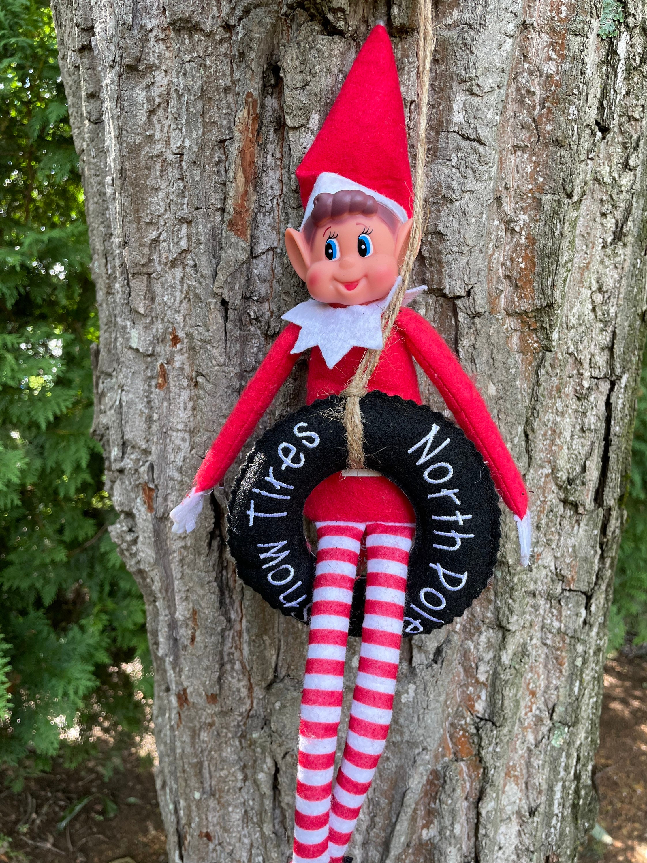 Tire Swing Elf Prop Christmas Elf or Doll Tire Swing - Etsy