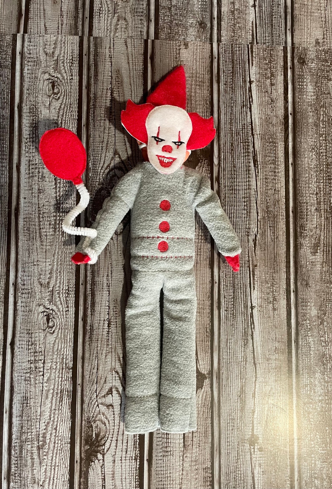 Scary Clown Elf Costume, Halloween Elf Costume, Doll Outfit, Christmas ...