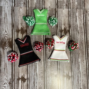Cheerleader Elf Outfit, Elf Shirt, Elf Sweater, Costume for Elf, Custom ...