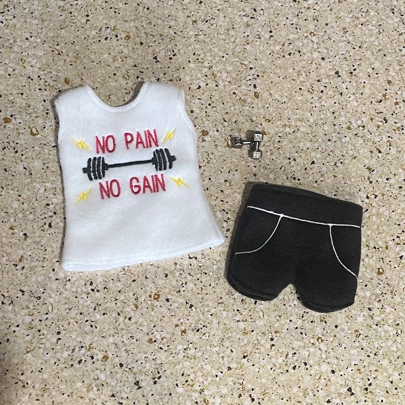 Elf at the Gym - Etsy