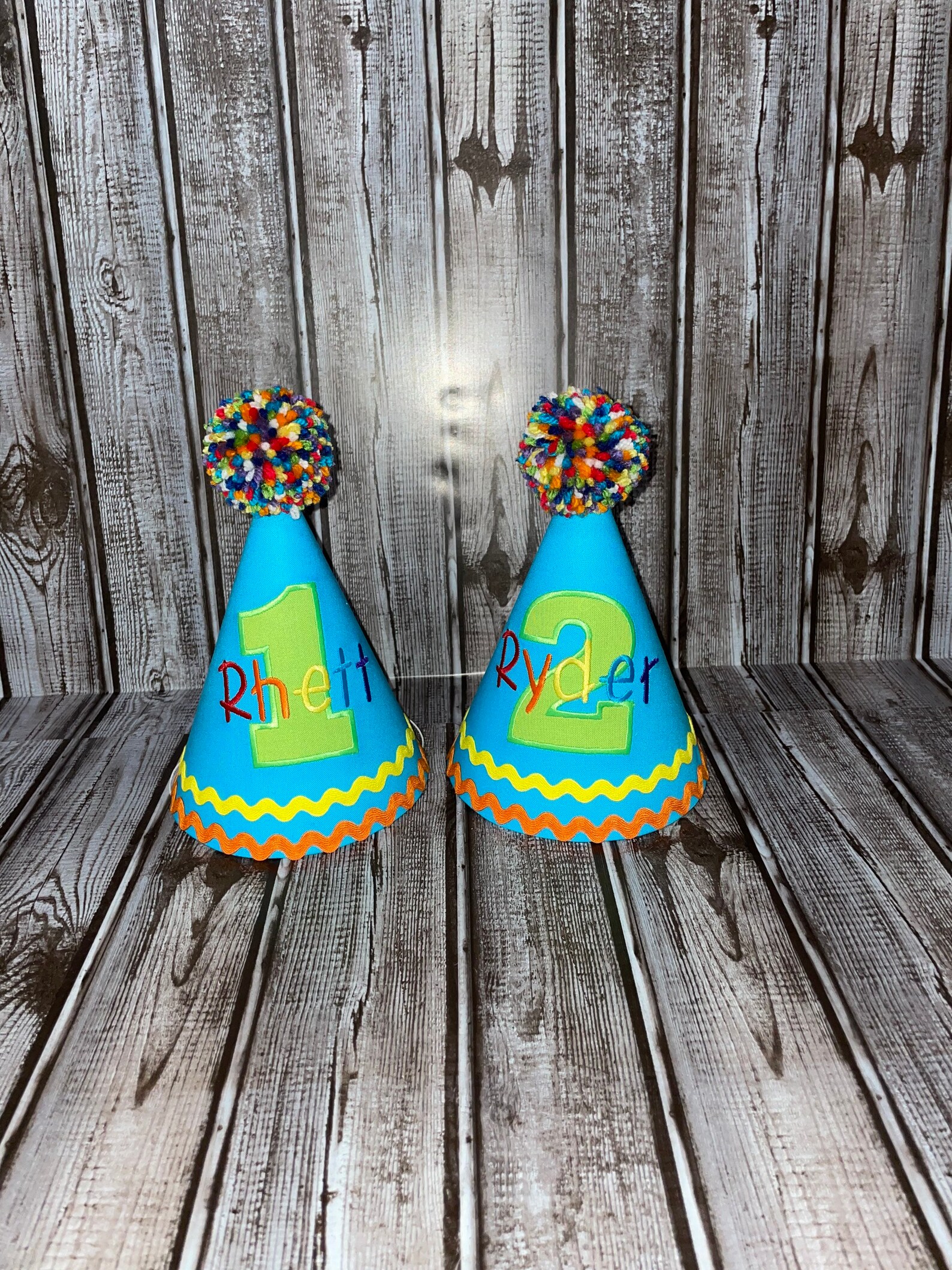 Personalized Birthday Hat, Party Hat, Embroidered Birthday Hat, First ...