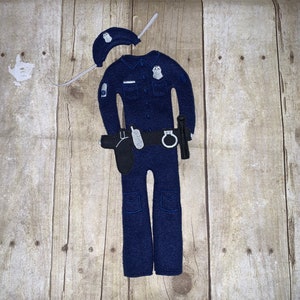 Police and Prisoner Elf Costumes, Elf Outfits, Doll Outfits, Police ...