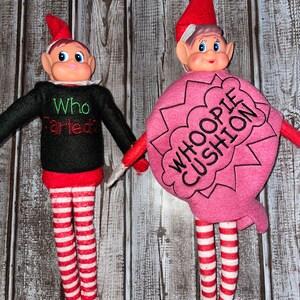 Funny Elf Costume, Elf Sweater, Who Farted, Christmas Elf Outfit - Etsy