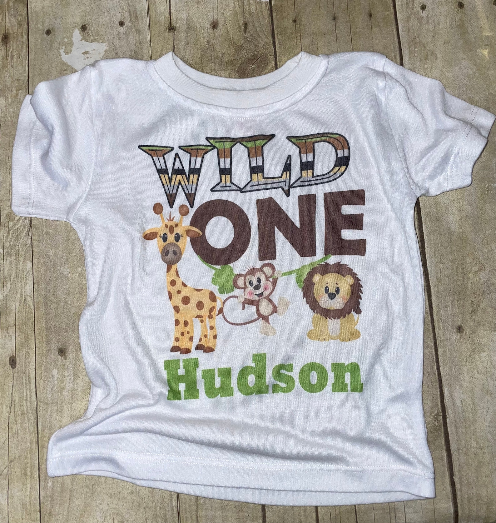 Wild One Birthday Boy Cake Smash Outfit Jungle Birthday - Etsy