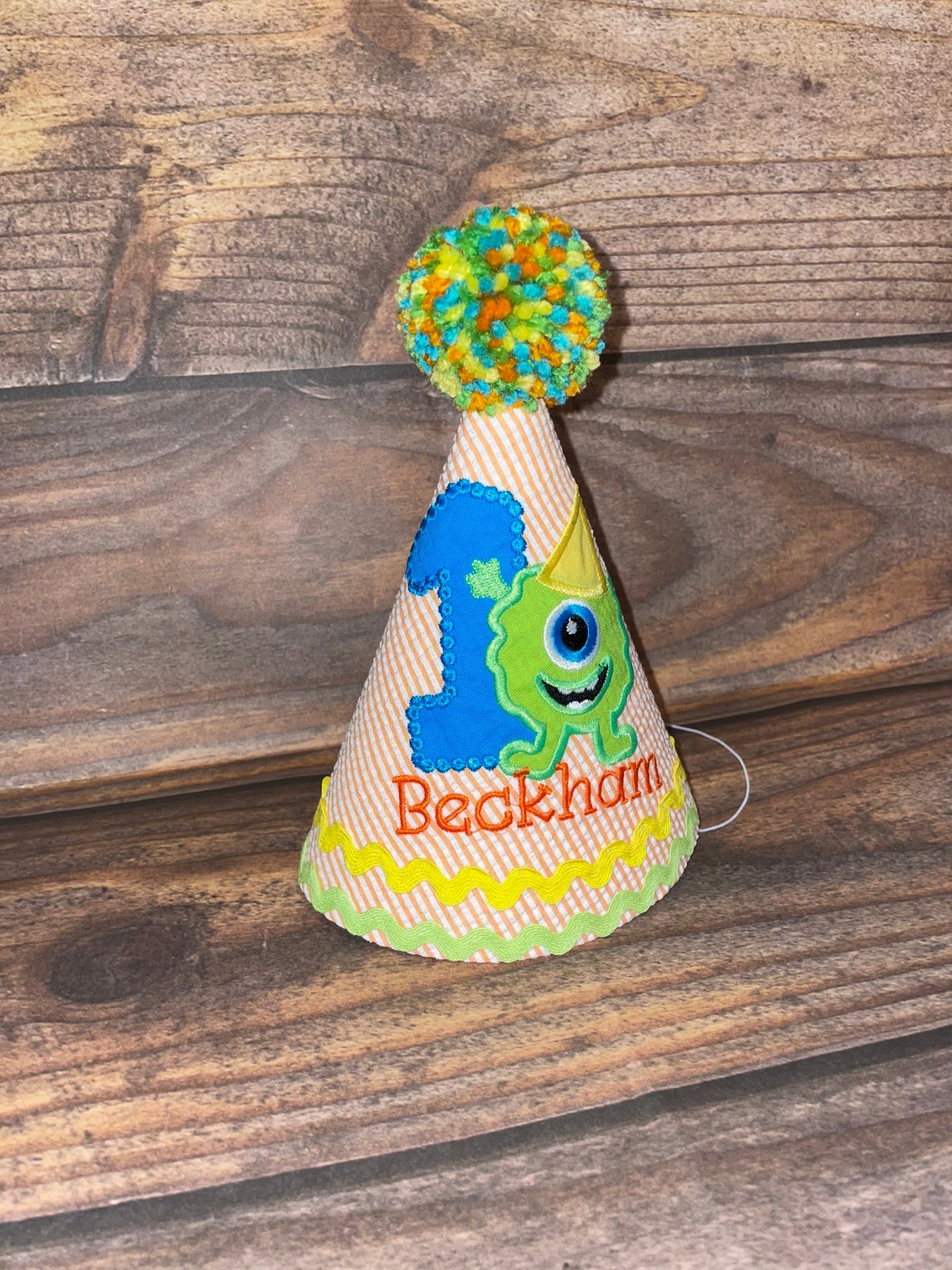 Monster Birthday Hat, Party Hat, Cake Smash, Boys Birthday Hat ...