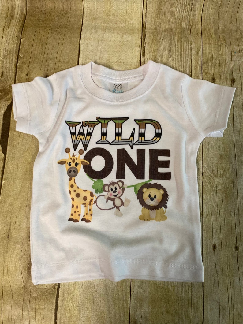 Wild One Birthday Boy Cake Smash Outfit Jungle Birthday - Etsy