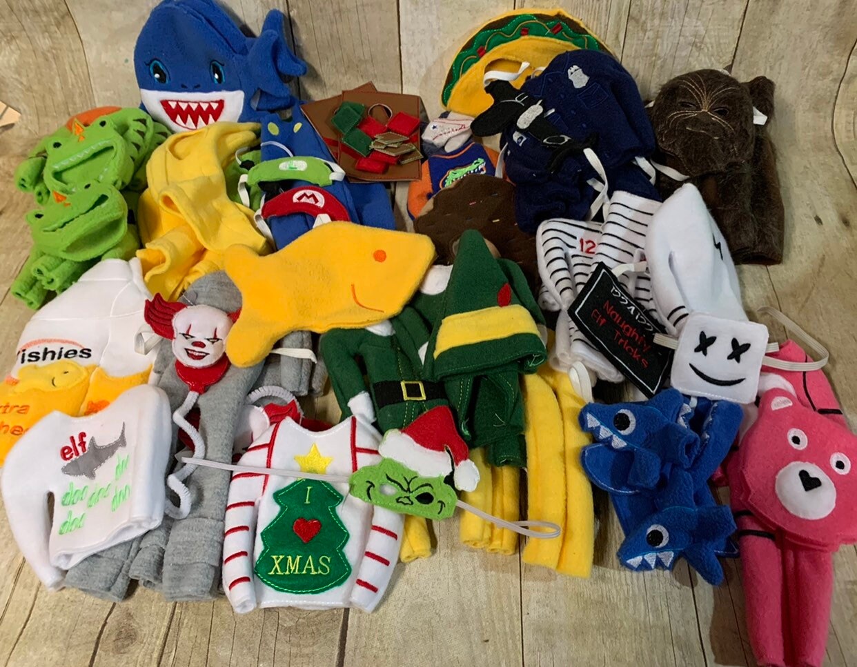 Scary Child Elf Costume Halloween Elf Costume Doll Outfit - Etsy