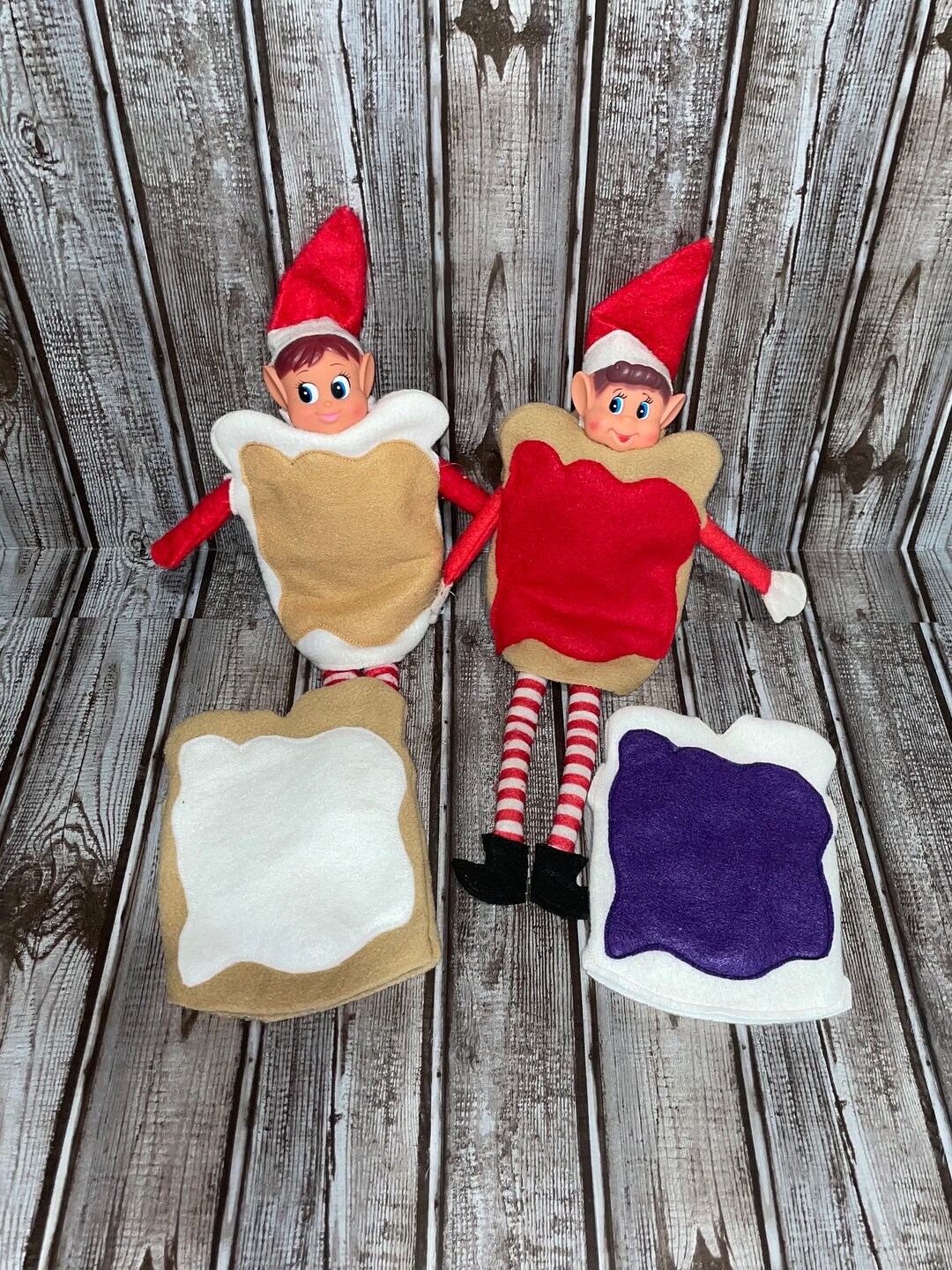 Peanut Butter and Jelly Elf Costume, Pbj, Pbm, Marshmallow, Toast, Elf ...