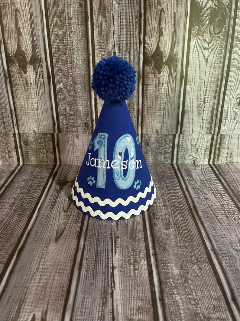 Personalized Birthday Hat Party Hat Embroidered Birthday - Etsy