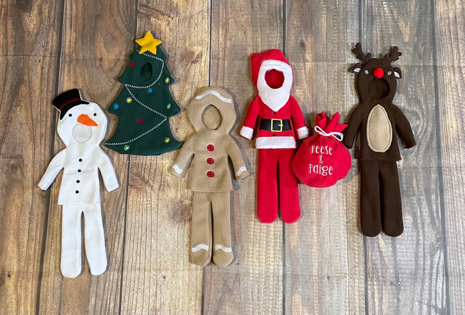 Reindeer Elf Santa Elf Gingerbread Elf Snowman - Etsy