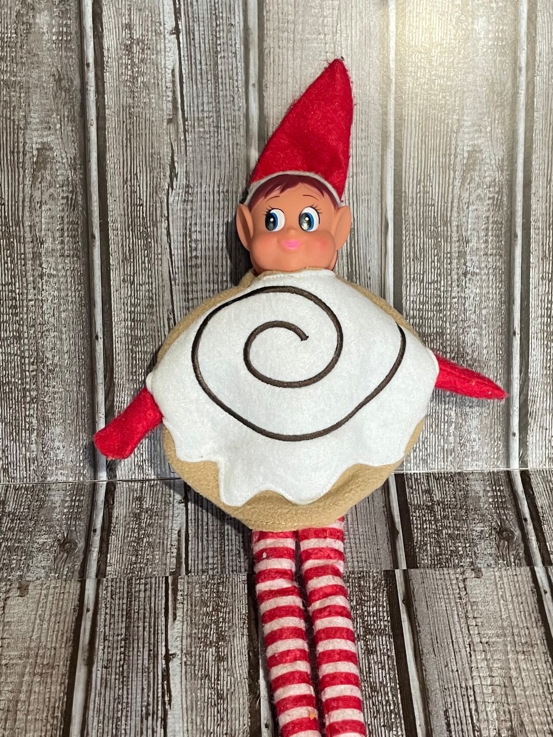 Cinnamon Roll Elf Costume, Elf Sweater, Elf Shirt, Christmas Elf Outfit ...