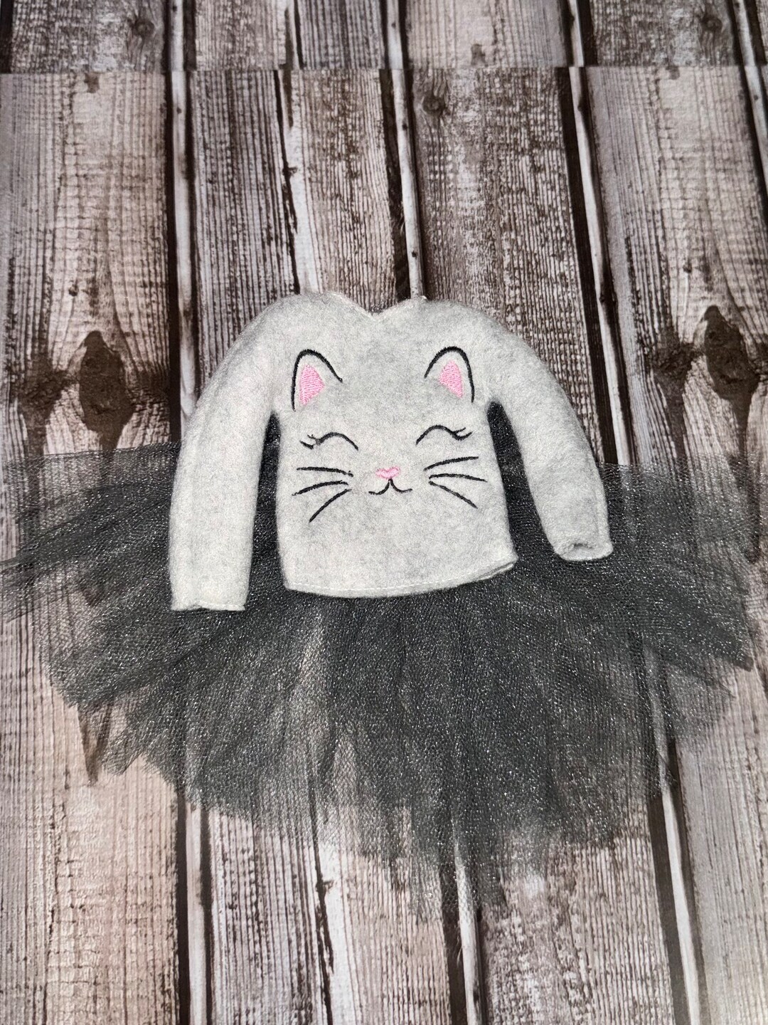 Cat Elf Sweater, Kitten Elf Outfit, Tutu for Elf, Elf Shirt, Custom Elf ...