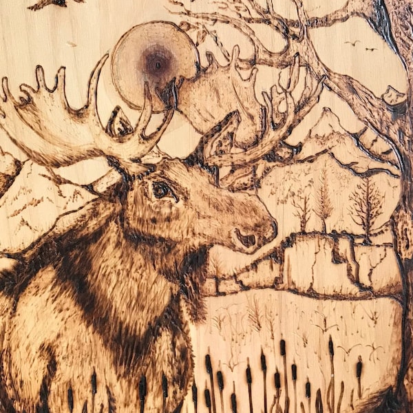 Pyrography Stencil - Etsy