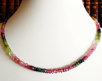 Collar de turmalina - Etsy España