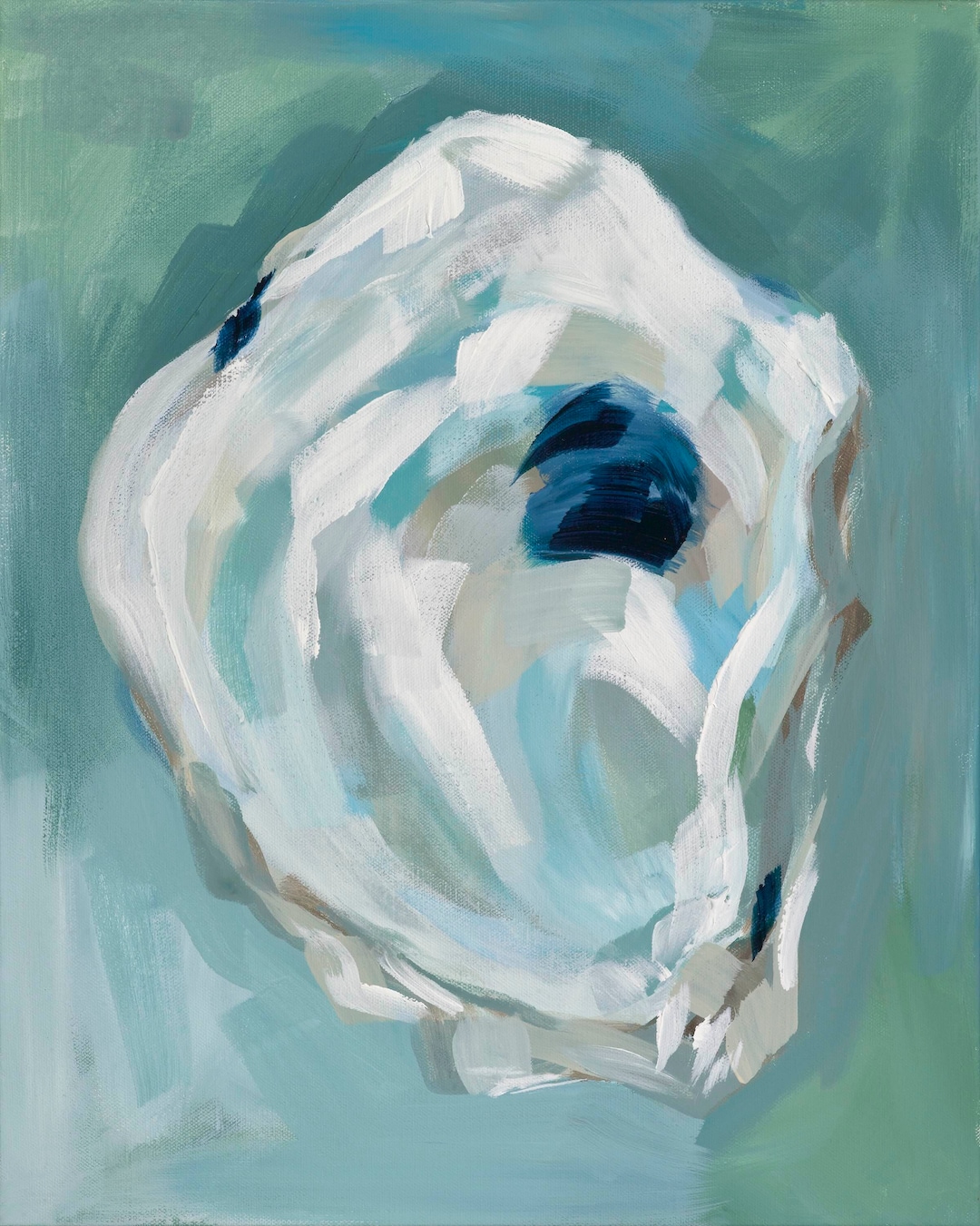 Spindrift Shell, Print of Original Acrylic Painting, by Kim Hovell - Etsy