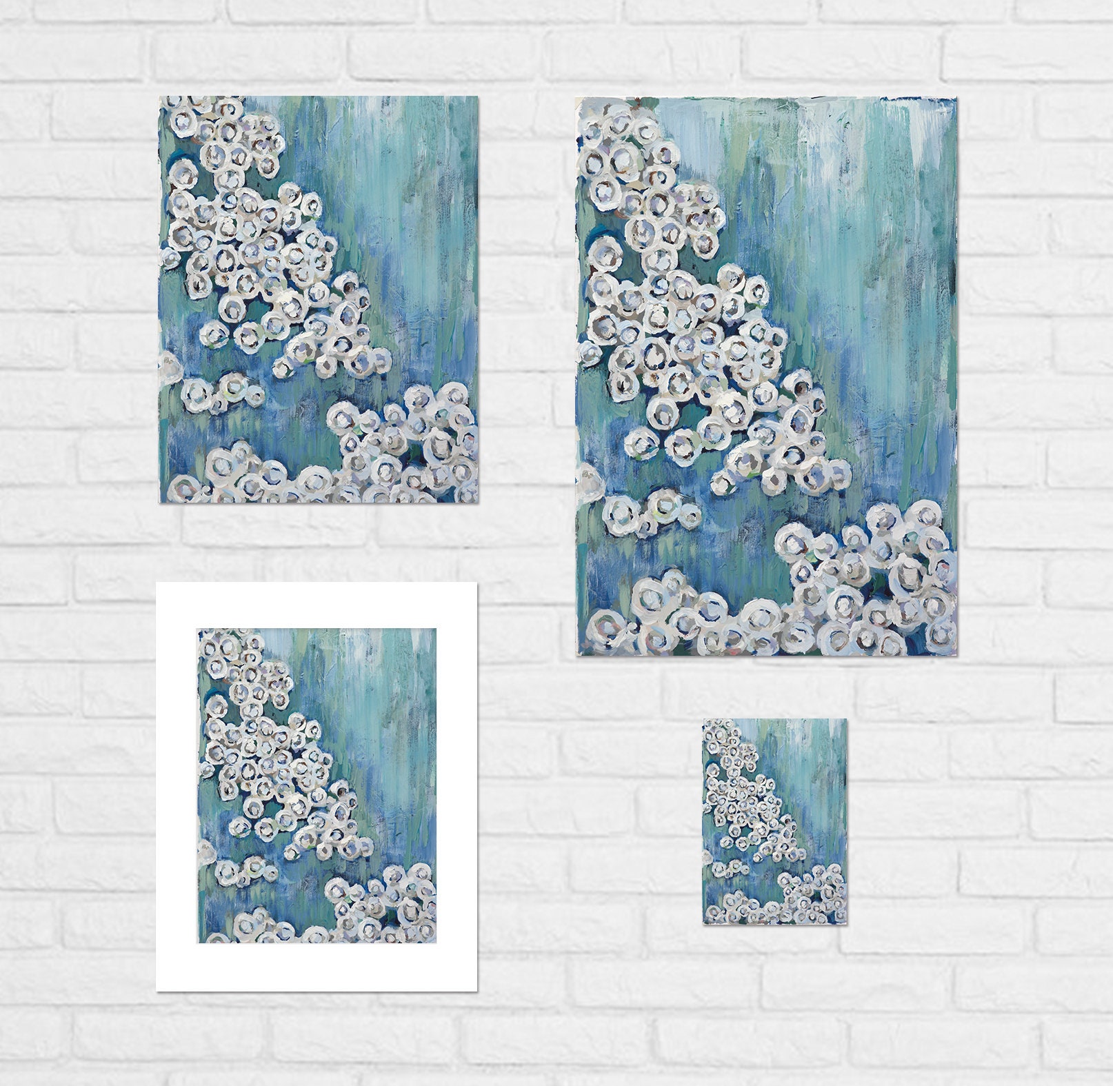 Barnacle Cluster, Print of Original Acrylic Painting, by Kim Hovell - Etsy