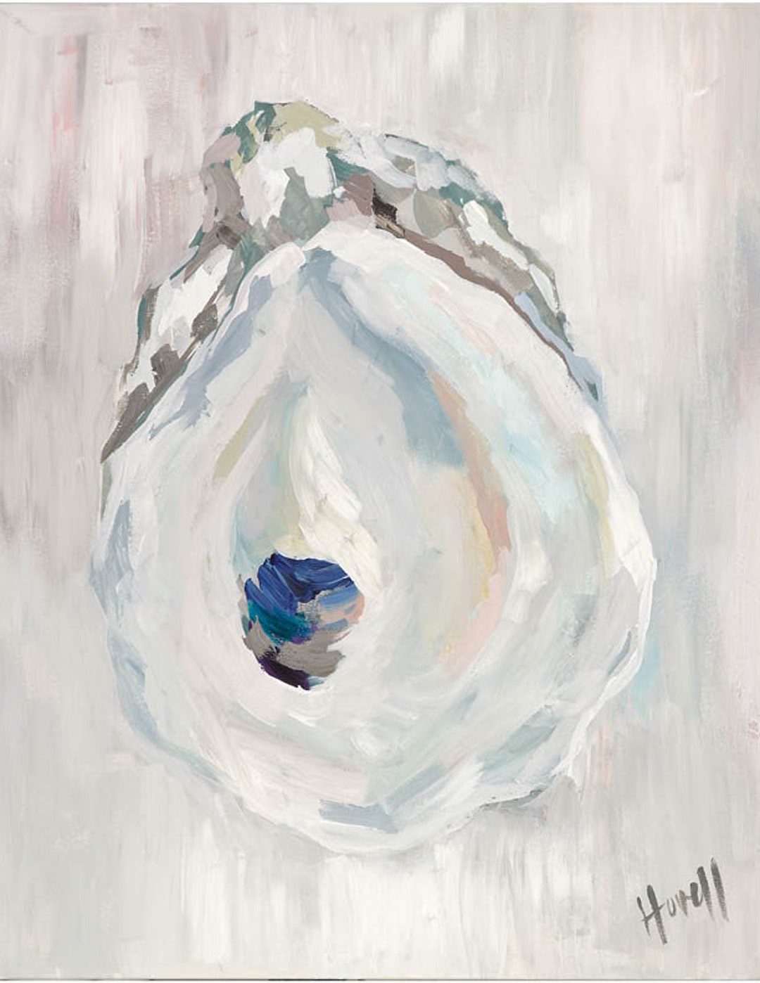 Opal Shell III, Print of Original Acrylic Painting, by Kim Hovell - Etsy