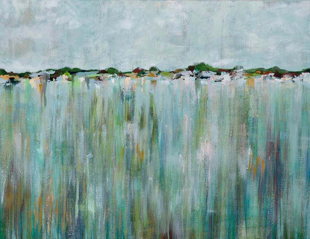Eastern Shore Horizon, Print of Original Acrylic Painting, by Kim ...