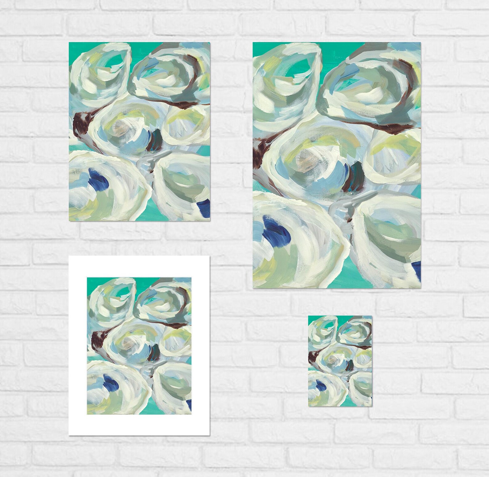 Mint Melody, Print of Original Acrylic Painting, by Kim Hovell - Etsy