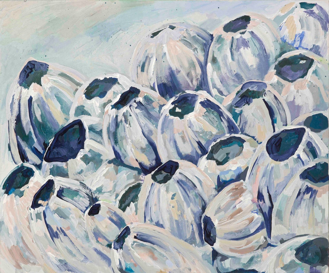 Cool Barnacles, Print of Original Acrylic Painting, by Kim Hovell - Etsy
