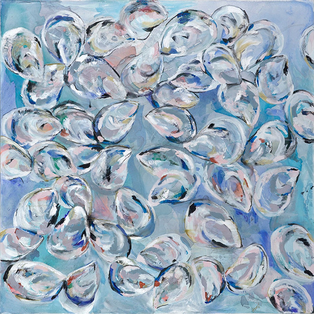 Cerulean Reef, Print of Original Acrylic Painting, by Kim Hovell - Etsy