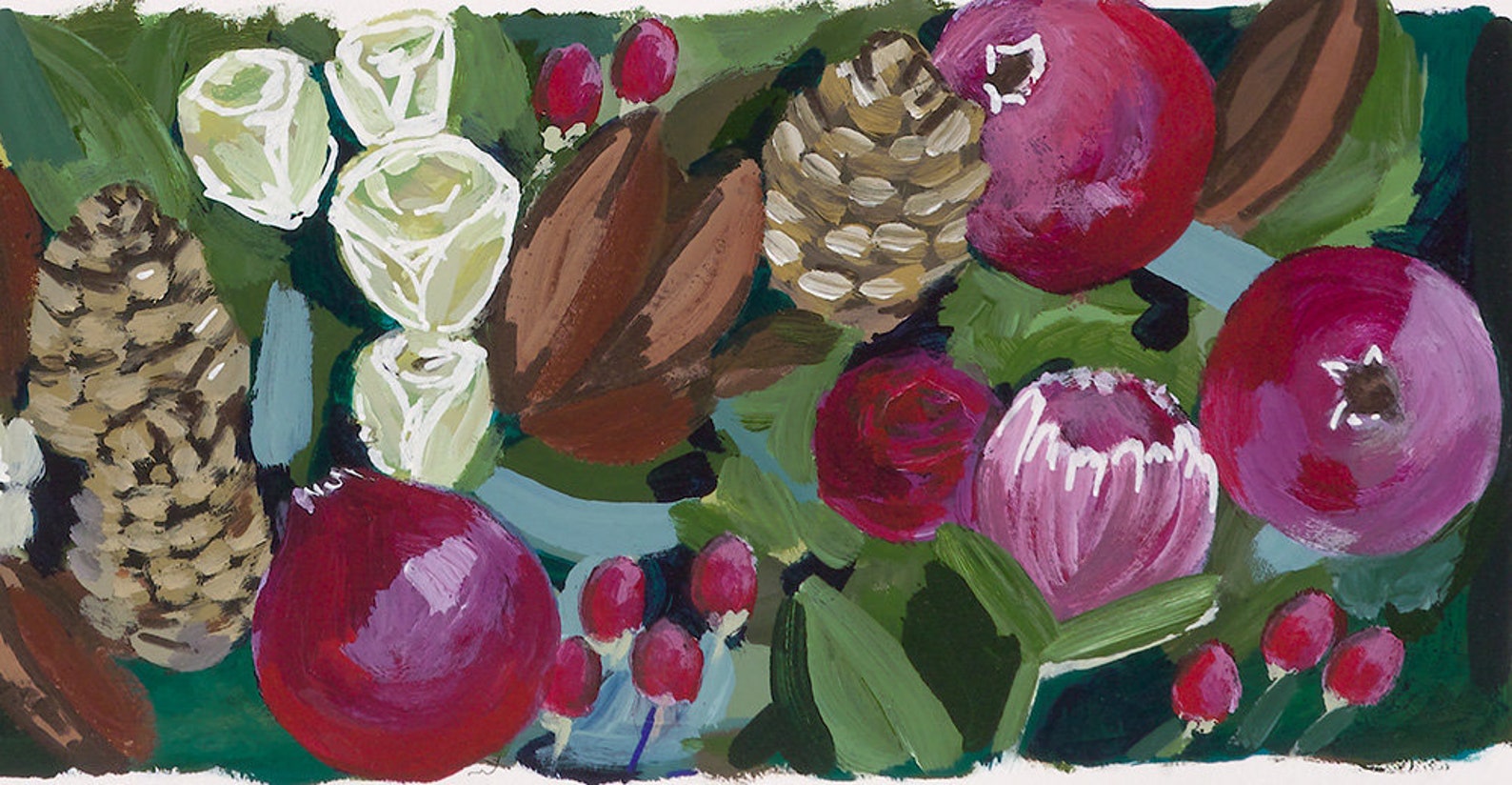 Woodlands, Print of Original Acrylic Painting, by Kim Hovell - Etsy