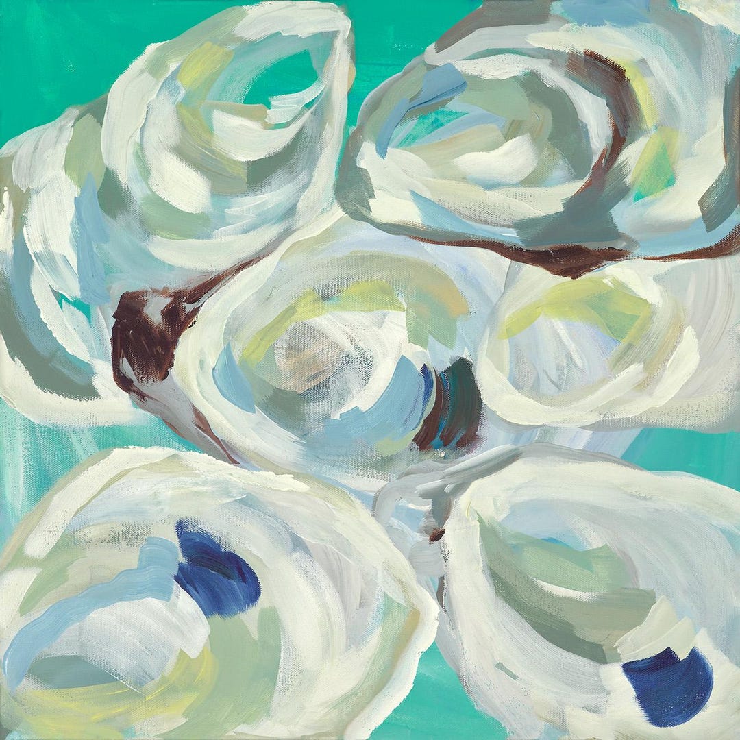 Mint Melody, Print of Original Acrylic Painting, by Kim Hovell - Etsy