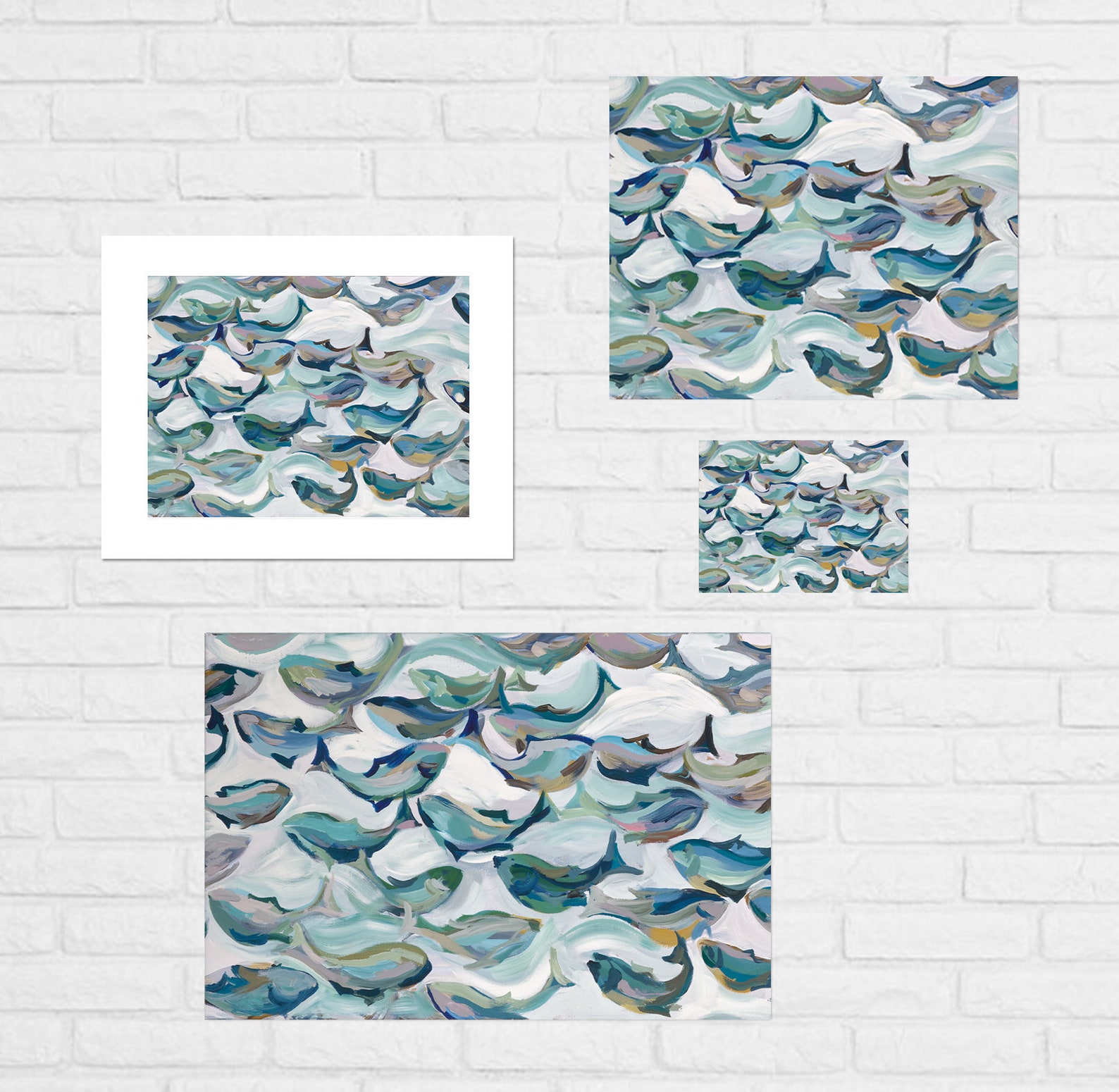 Deep Dive, Print of Original Acrylic Painting, by Kim Hovell - Etsy